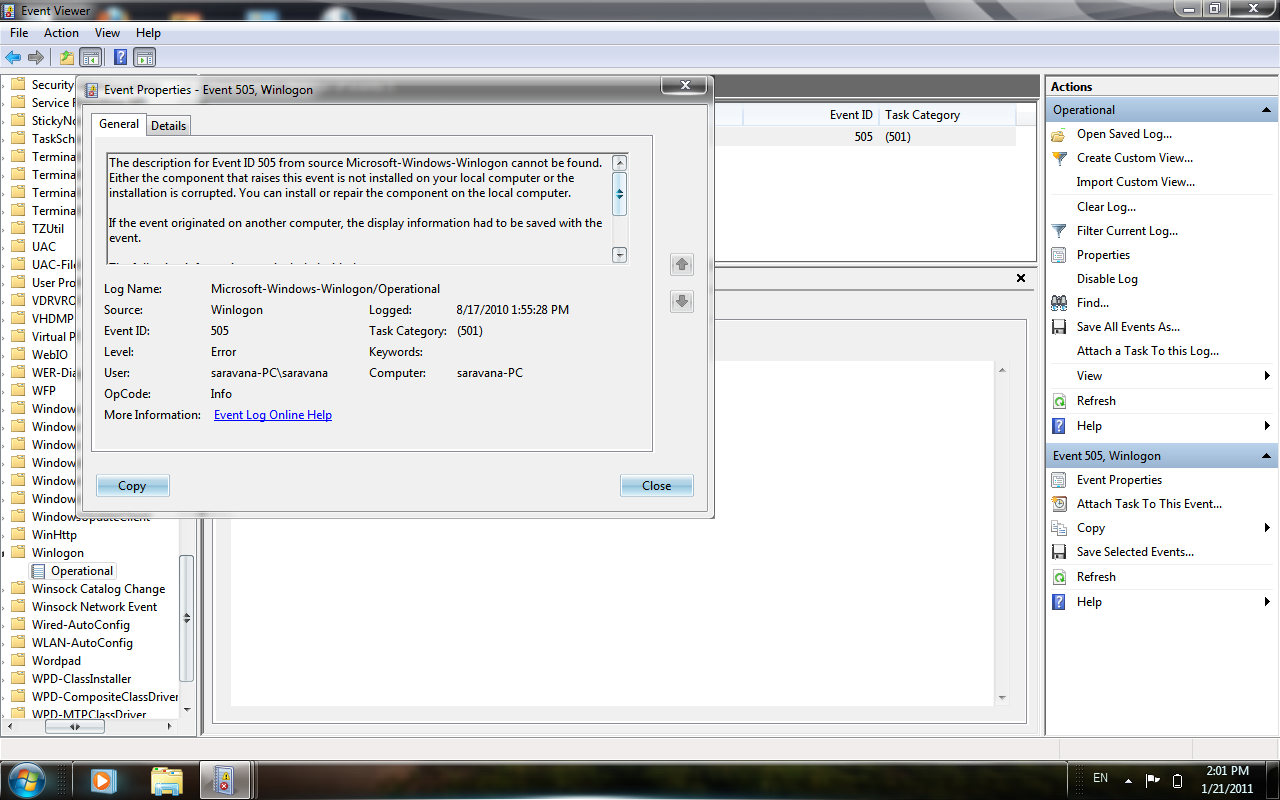 Troubleshooting Windows Errors And Solutions: Winlogon Error in Windows 7
