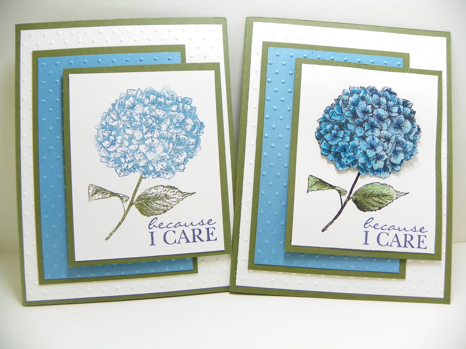 Shelly's Stamping Blogspot: Because I Care Card