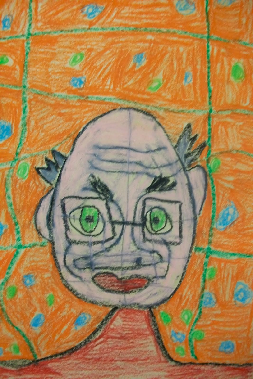 CENT arts: 100 Year Old Portraits - 2nd Grade