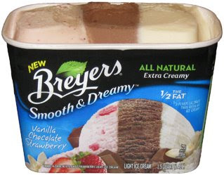 On Second Scoop: Ice Cream Reviews: Breyers 1/2 the fat Vanilla ...