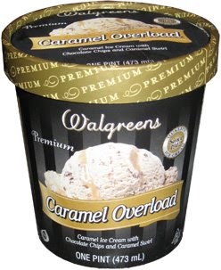 On Second Scoop: Ice Cream Reviews: Walgreen 's Caramel Overload Ice Cream
