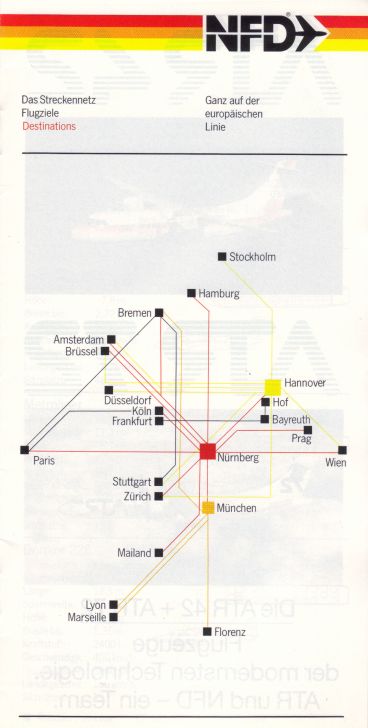 Airline memorabilia: NFD (1988,1989) + RFG (1988)