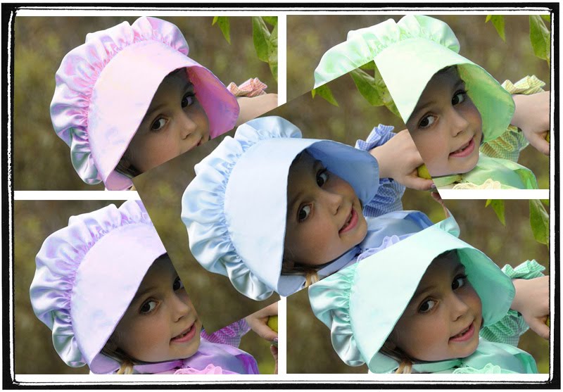 Magical Attic: Custom Boutique Traditional Prairie Pioneer Bonnet for Girls