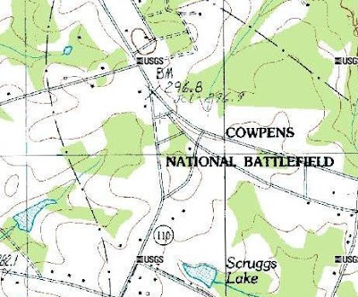 A Miniature History of the American Revolution: Cowpens Battlefield in ...