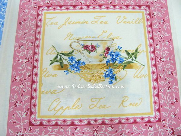 Be Dazzled Collection: Tea-themed Fabrics