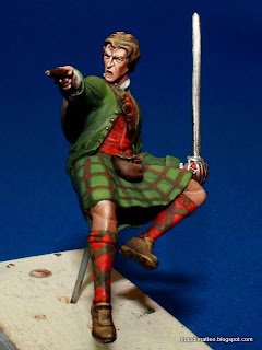 Highlander Clansman CULLODEN 1746 (WIP step 2) | planetFigure | Miniatures