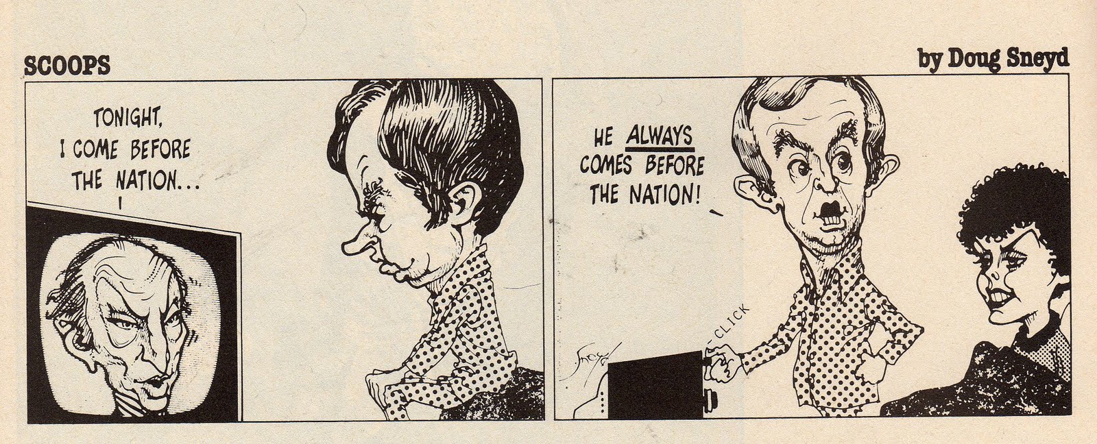 dougsneyd: SCOOPS Cartoons Scrutinize Prime Minister Trudeau