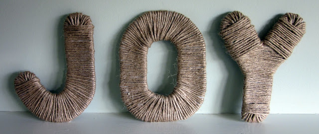 Sense and Simplicity: Letters Made From Twine