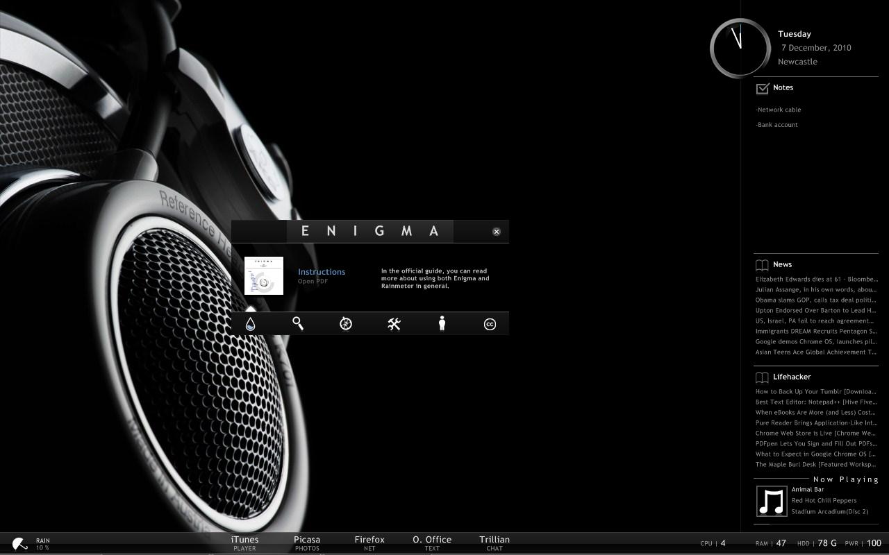 Wallpapers and other Cool Stuff!: Rainmeter Tutorial