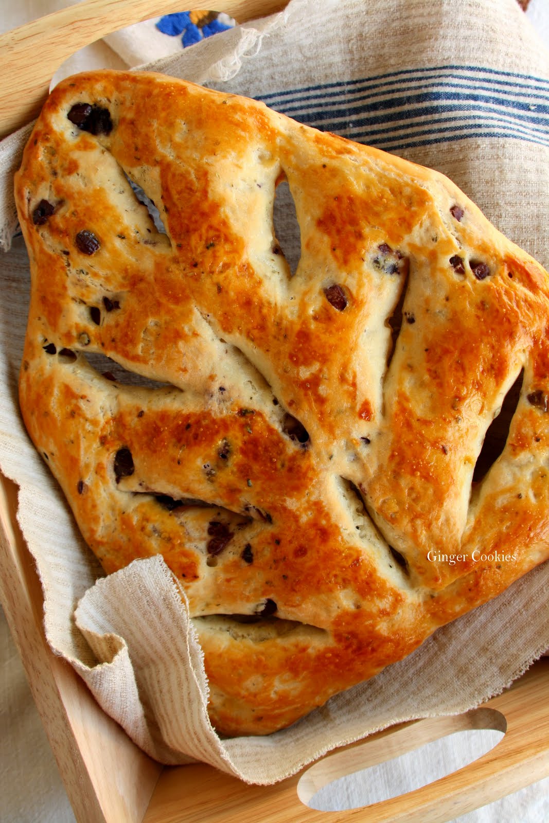 Ginger Cookies: French Fougasse ( Фугас )