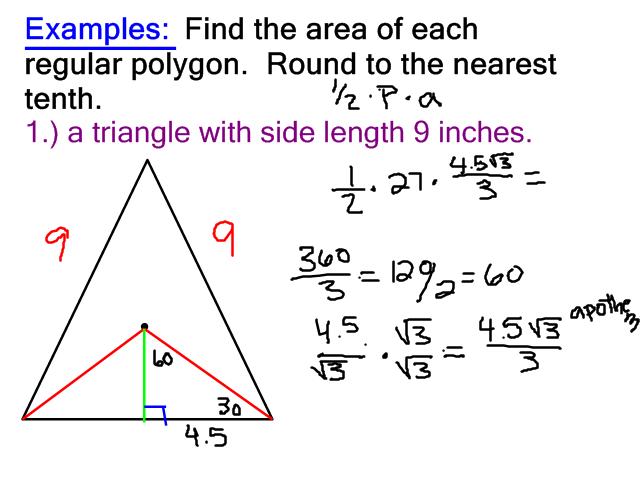 How To Find Area Of Regular Triangle - Haiper