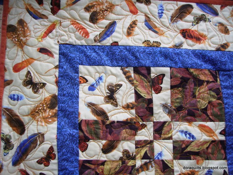 Dora Quilts: Split 4-Patch and New Quilting