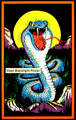 MAGNETO: black light wizard poster