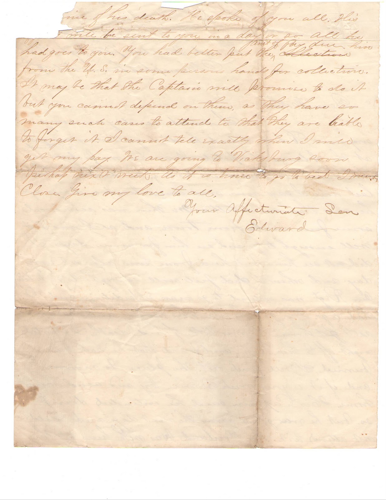 Edward G. Stevens' Civil War Letters