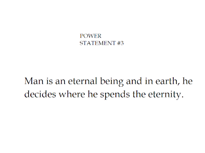 Blessings: POWER STATEMENTS