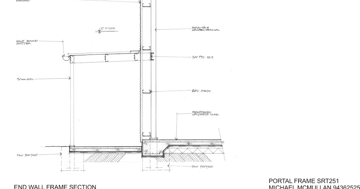 Michael's Construction Blog: PORTAL FRAME DRAWING 2