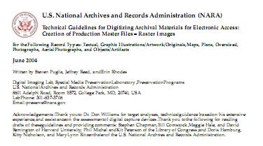 Art Conservation Research: Guidelines for Digitizing Archival Materials ...