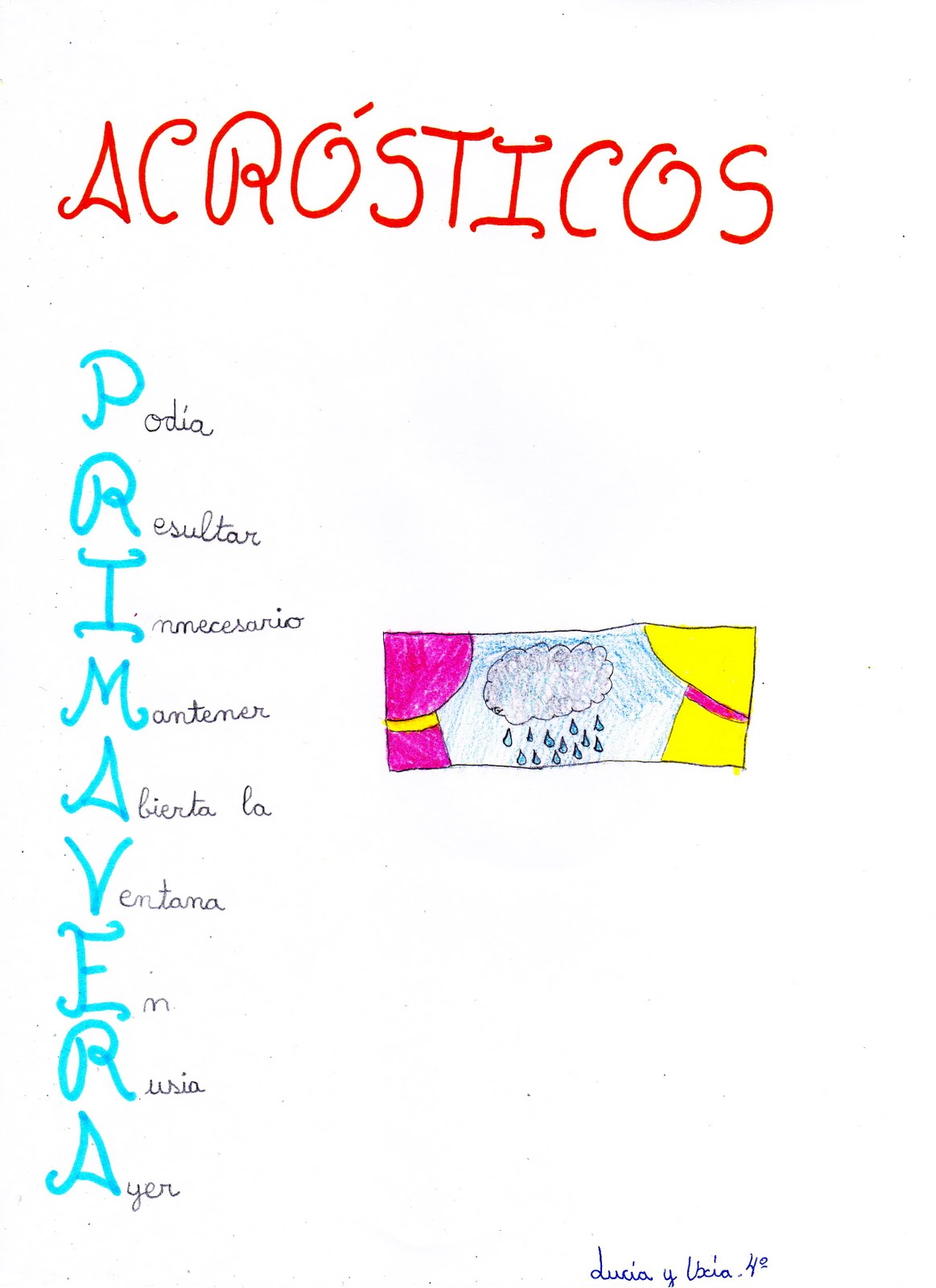Graxaliños: "Acrósticos" (I)