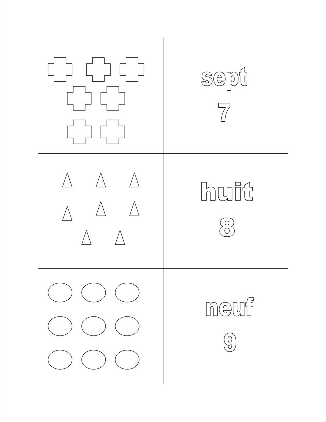 Language for Little Learners: Mini French Number Book