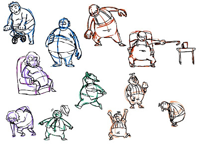 Character & Object Designs: Week 1: Large Characters