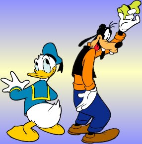 Pateta e pato Donald da Disney - Imagens para Decoupage