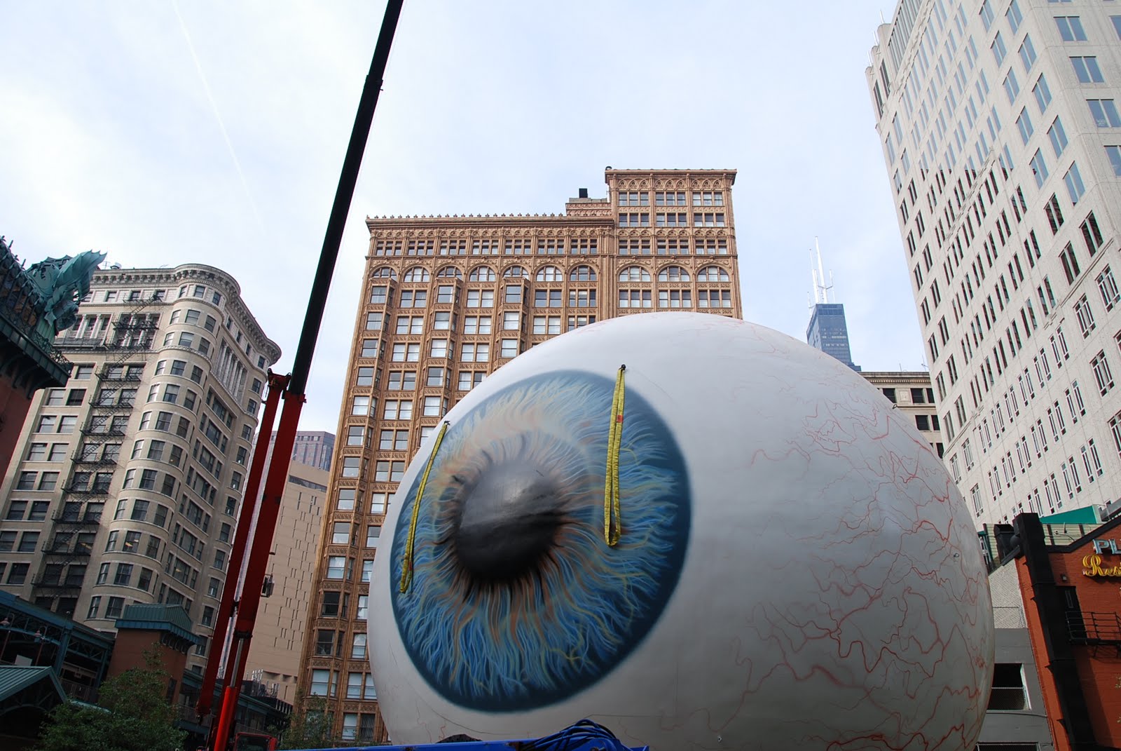 Streets of Wicker: Photos of "the eye sculpture" by Philin Phlash