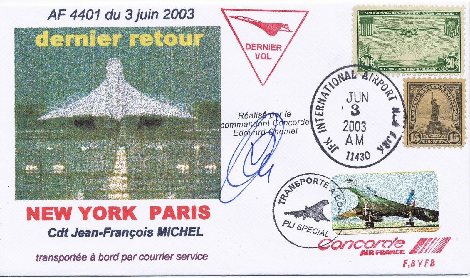 42 (a). Collection Concorde - CP/EP Vols Premiers / Derniers ...