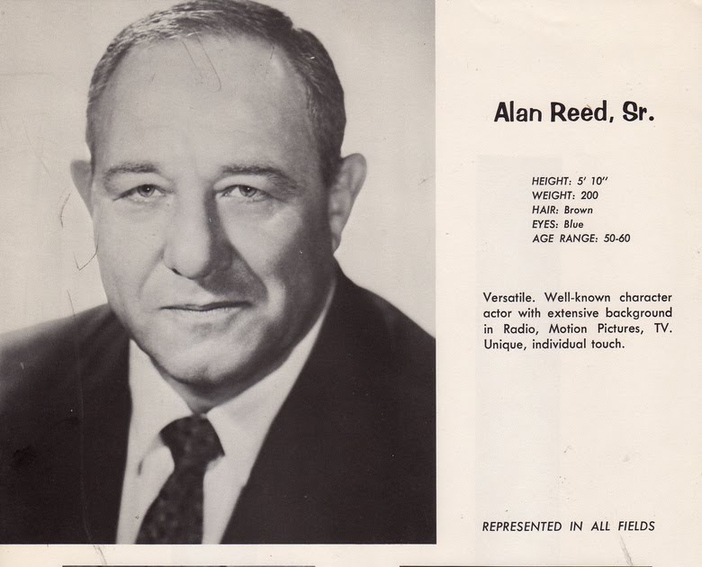 Patrick Owsley Cartoon Art and More!: ALAN REED, SR. - VOICE OF FRED ...