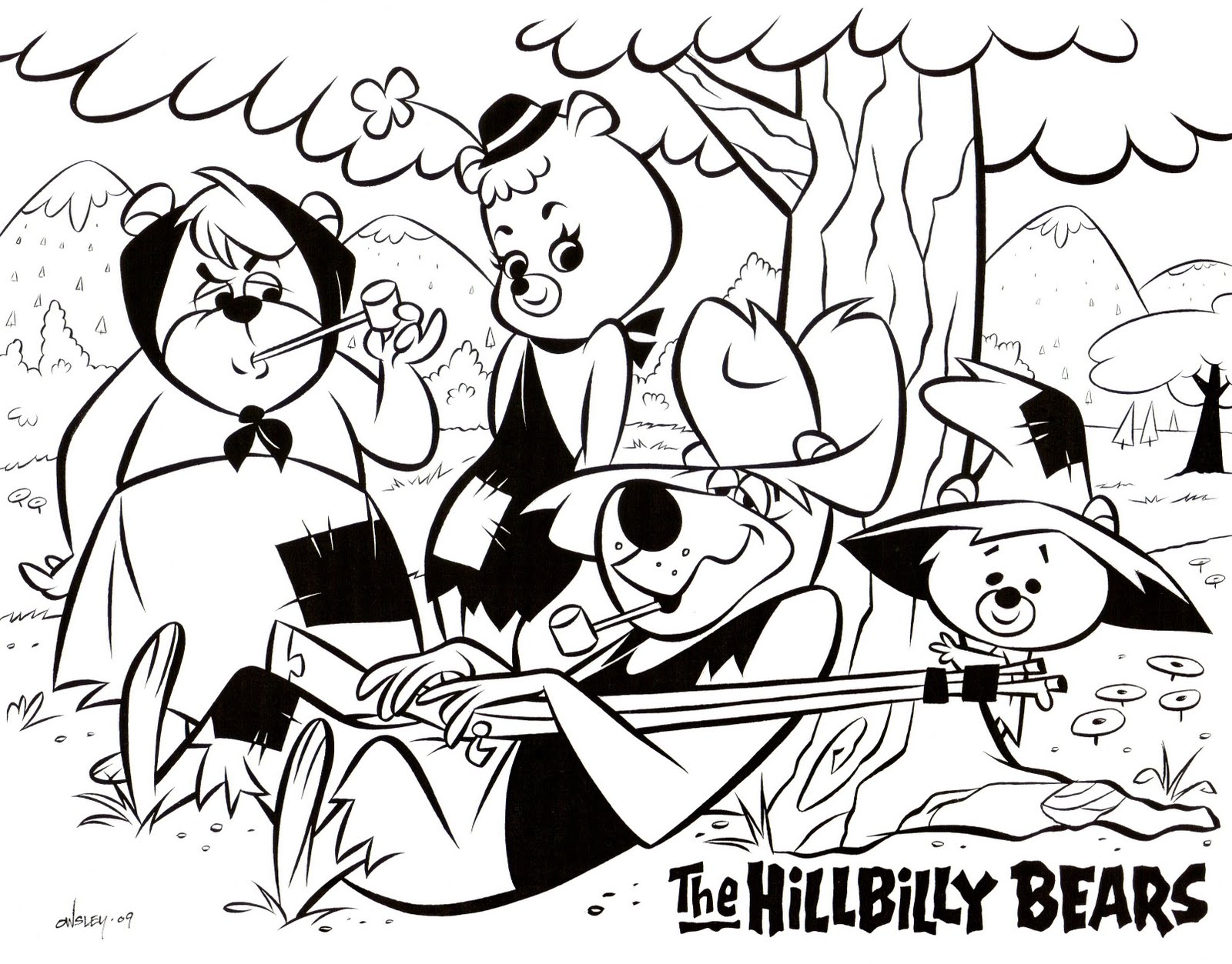 Patrick Owsley Cartoon Art and More!: HILLBILLY BEARS!