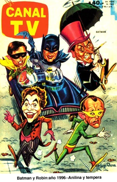 Patrick Owsley Cartoon Art and More!: BATMAN - 1966 TV GUIDE COVER FROM ...
