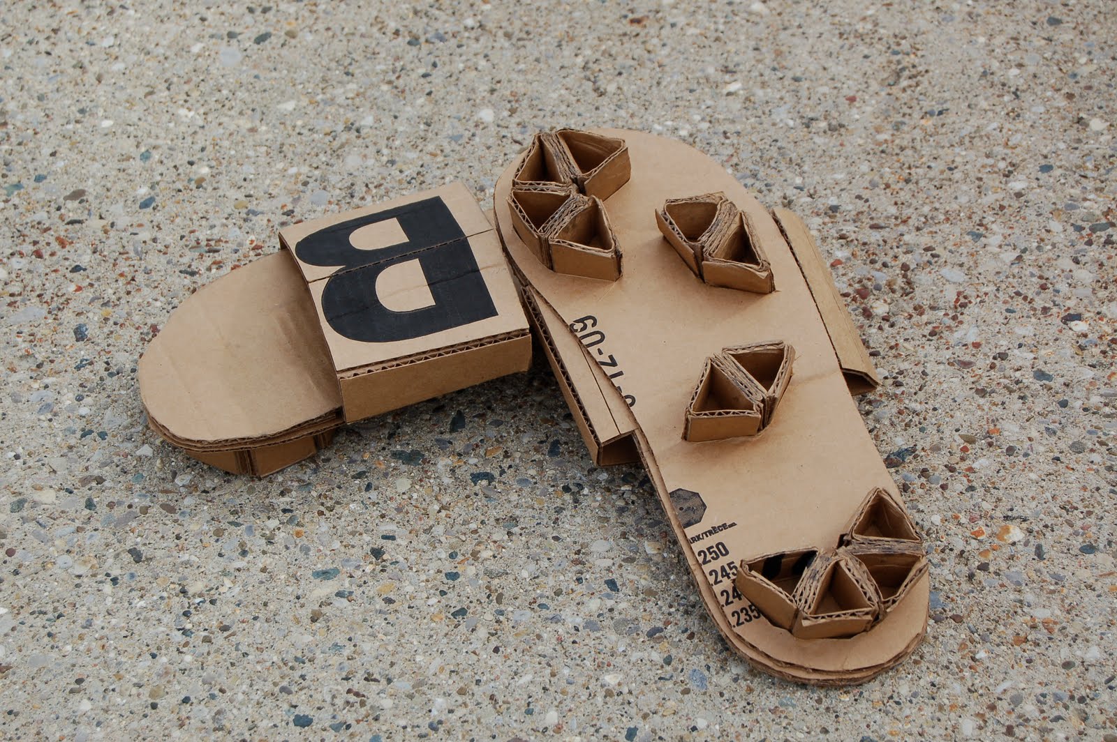 Daily Design Journal: Paper + Cardboard Sandals