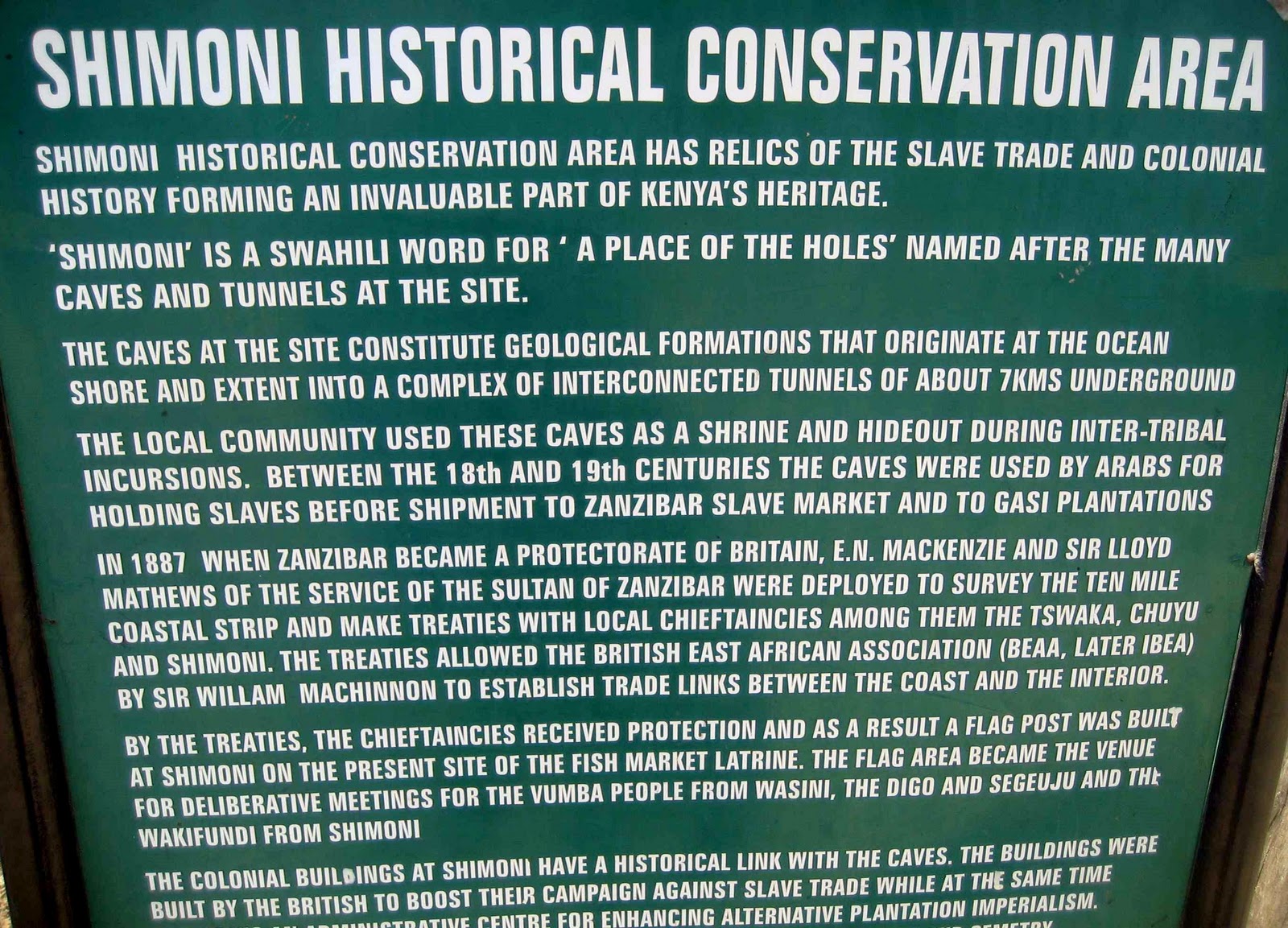 Ministry2Kenya: "Loving my Neighbor": Shimoni - the caves