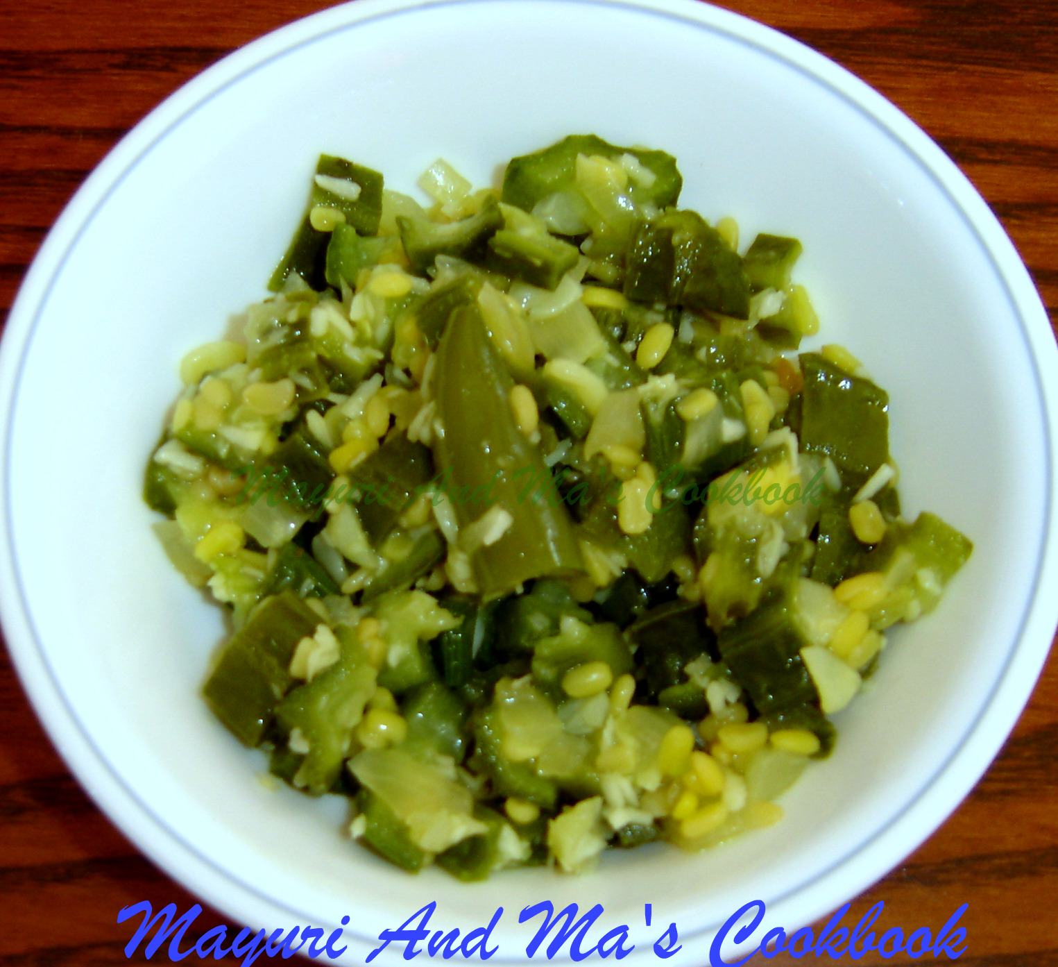 Mayuri And Ma's Cookbook: Ghosali Bhaaji / Ridgegourd Stir fry.