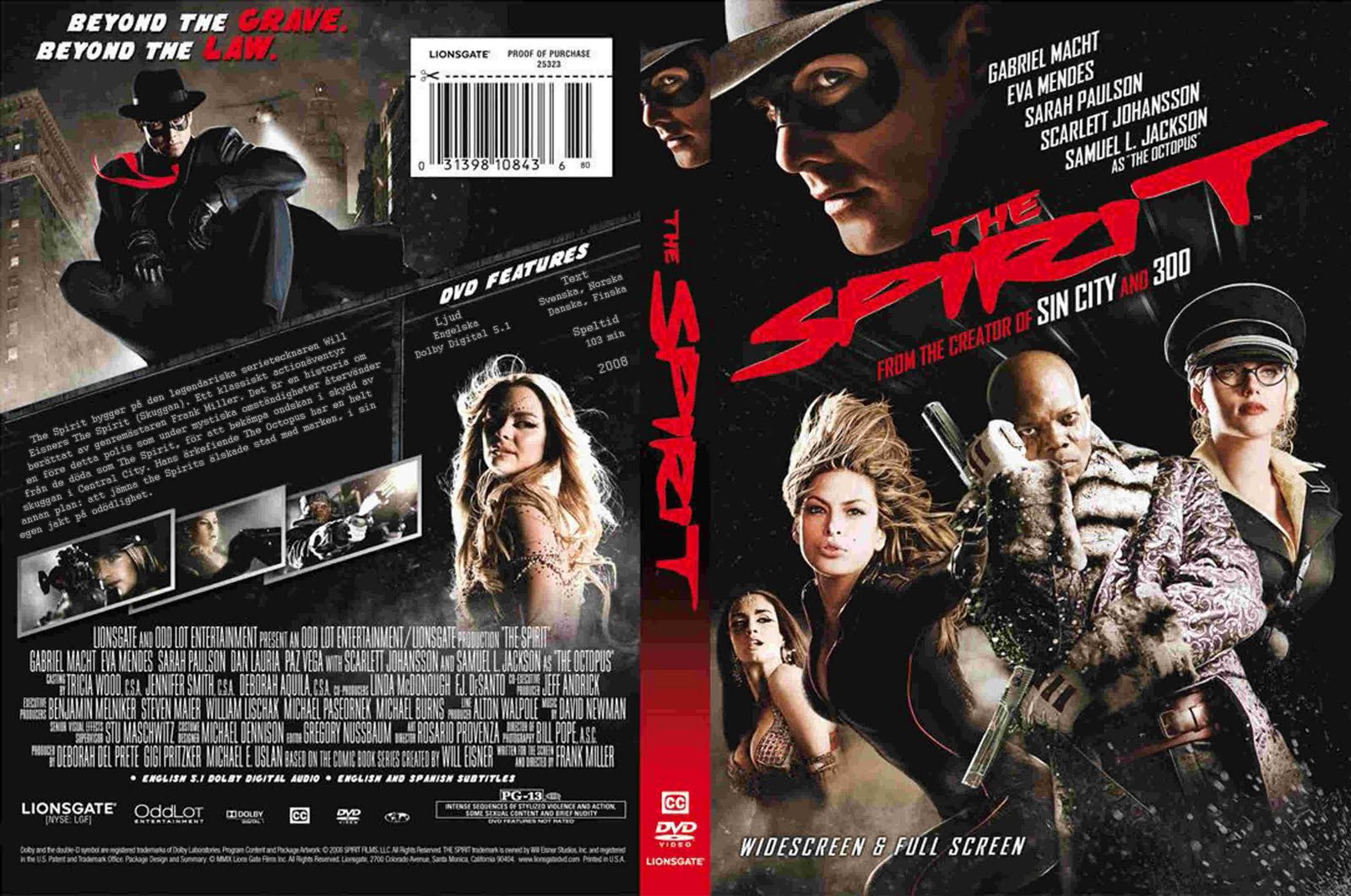 Coleccionista ,Peliculas ,Trailer's: The spirit