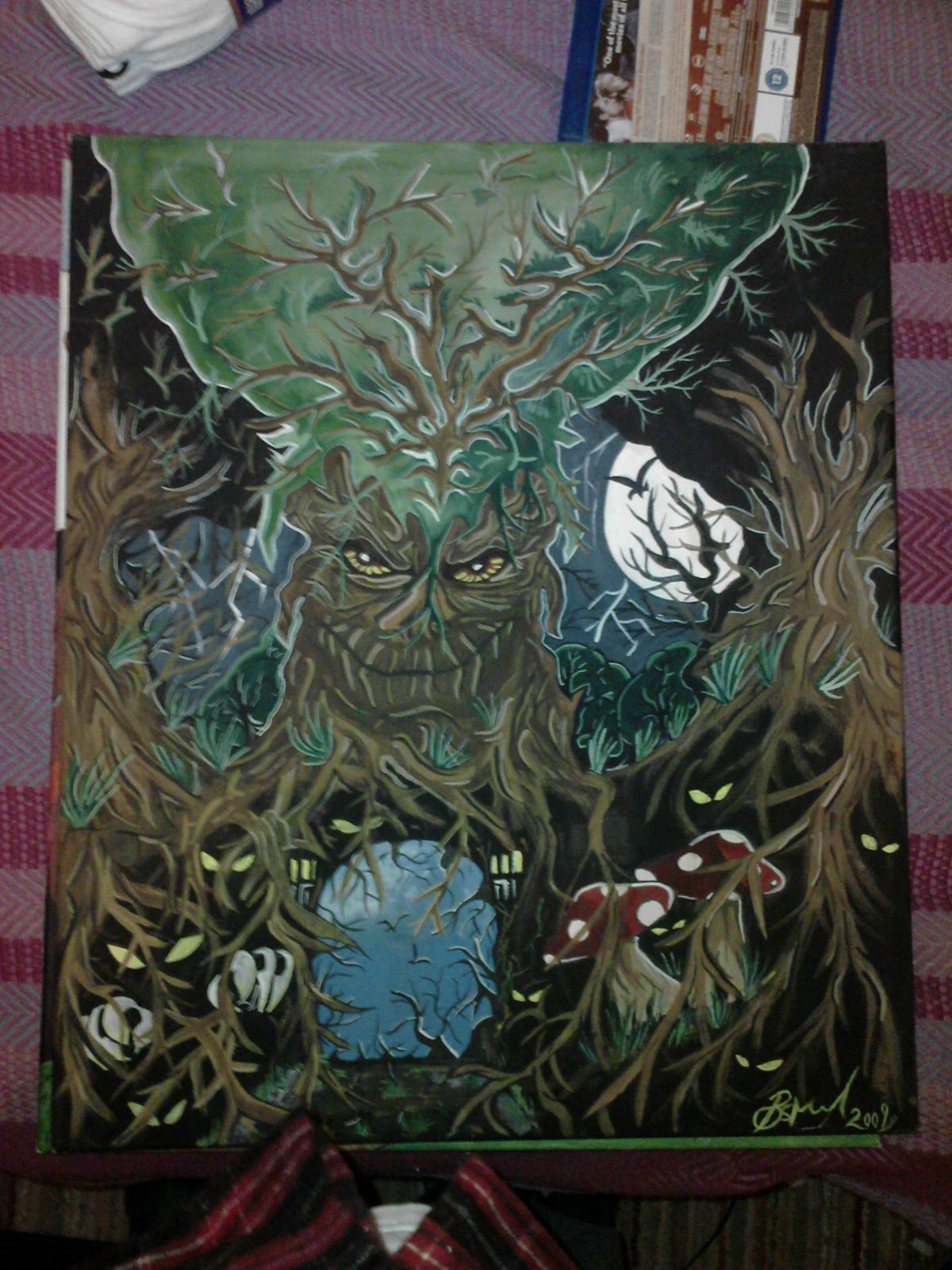 PETER OSMOND ART: EVIL FANTASY TREE