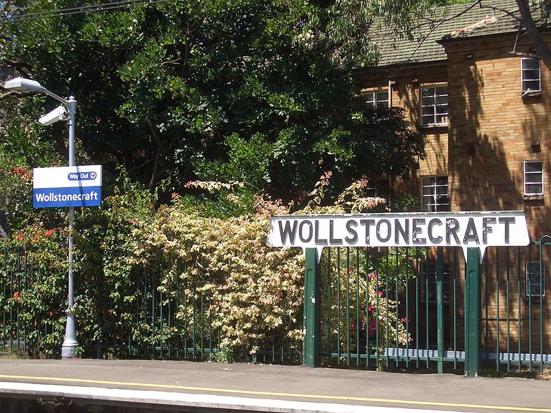 Sydney - City and Suburbs: Wollstonecraft, railway station