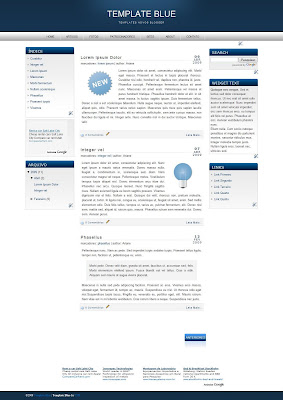Template Blue | Templates para Blogger