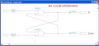 數位電路與邏輯設計: RS Latch (利用NAND)