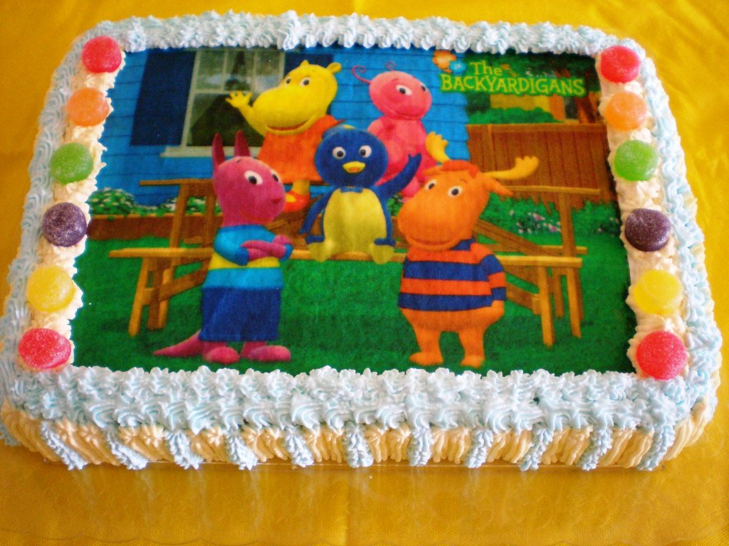 Doces da Lu: Bolo Backyardigans