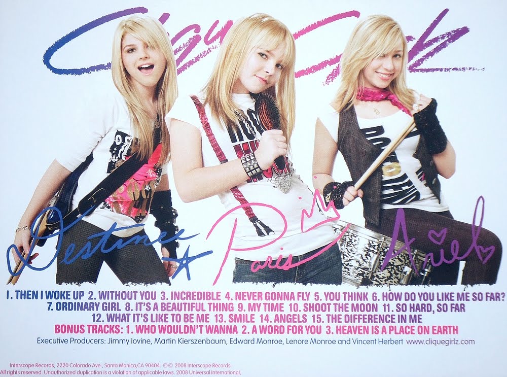 Encarte: Clique Girlz - Incredible - Encartes Pop