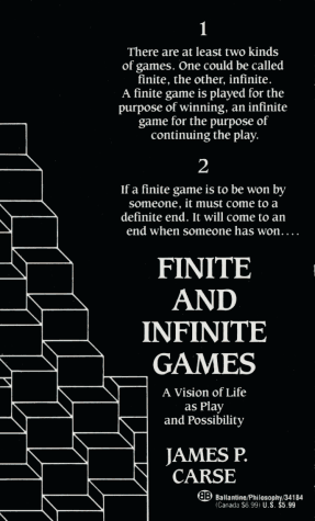 Things I finished: Finite and Infinite Games