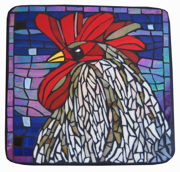 Mosaic Rooster Pattern
