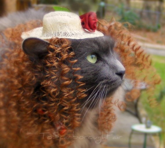 Catsparella: Etsy Find: Cat Hats by To Scarborough Fair