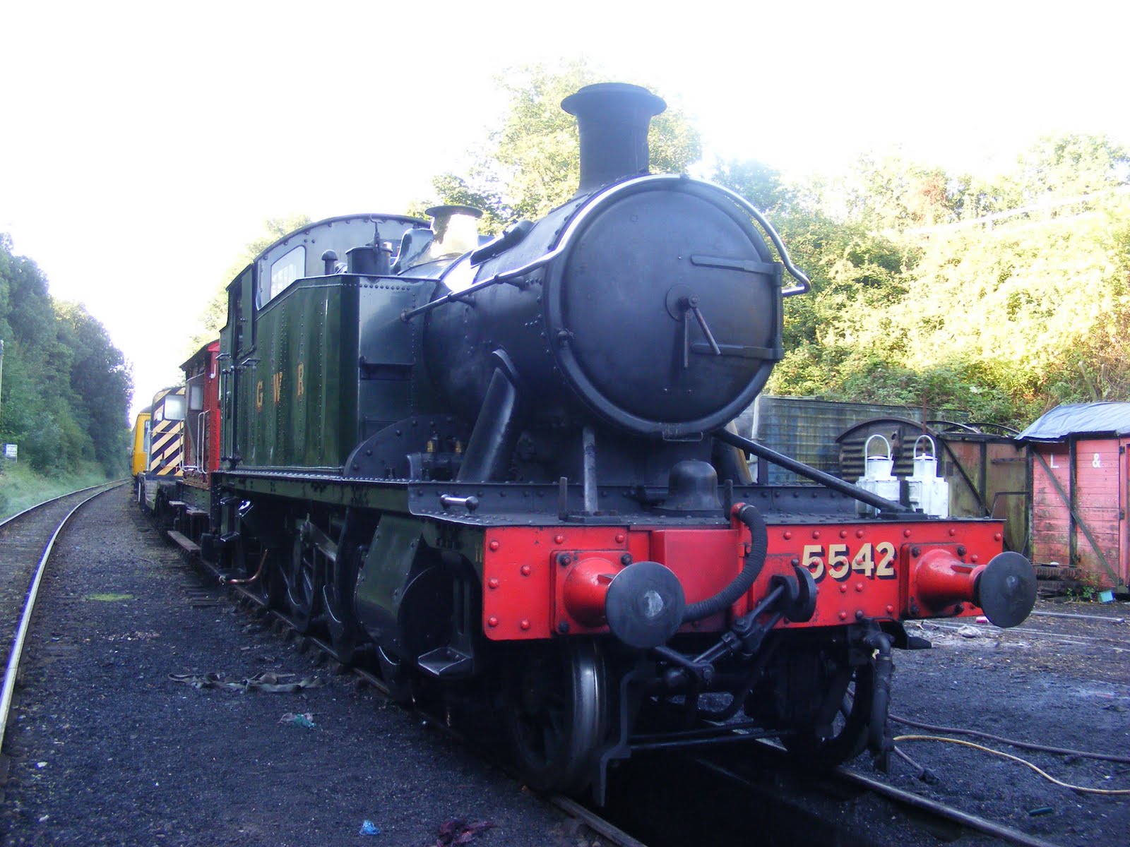 Sam's World: Firing 5542 at Shackerstone...