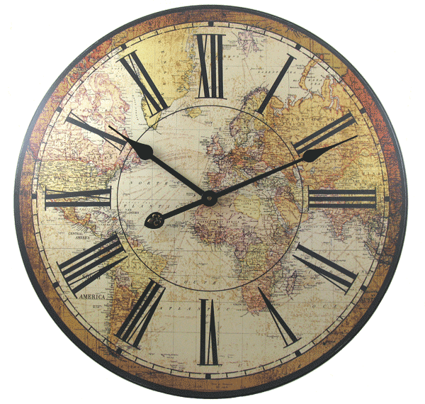 Home for you: Vintage Mapp Wall Clock