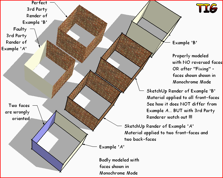 Fix Reversed Faces in SketchUp