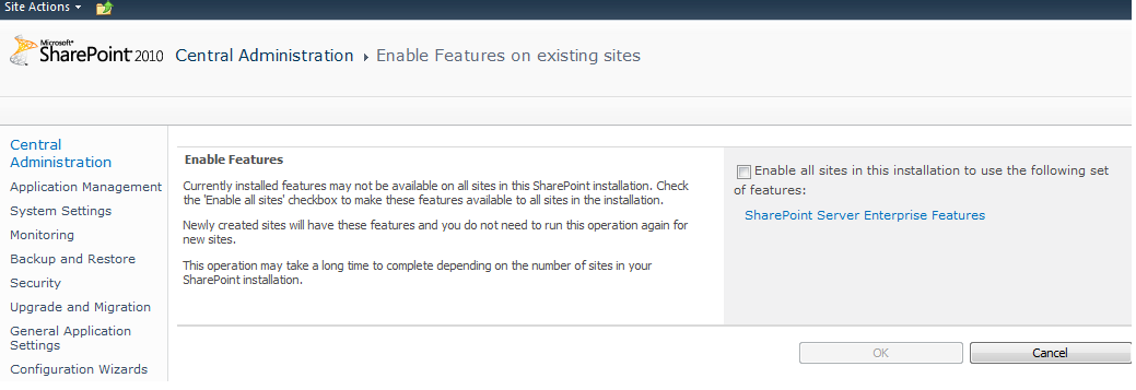 Crazzycoding Performance Point Service Feature Missing From Sharepoint 2010