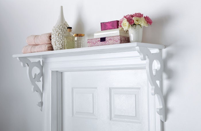 Cozy.Cottage.Cute.: DIY Doorway Shelf