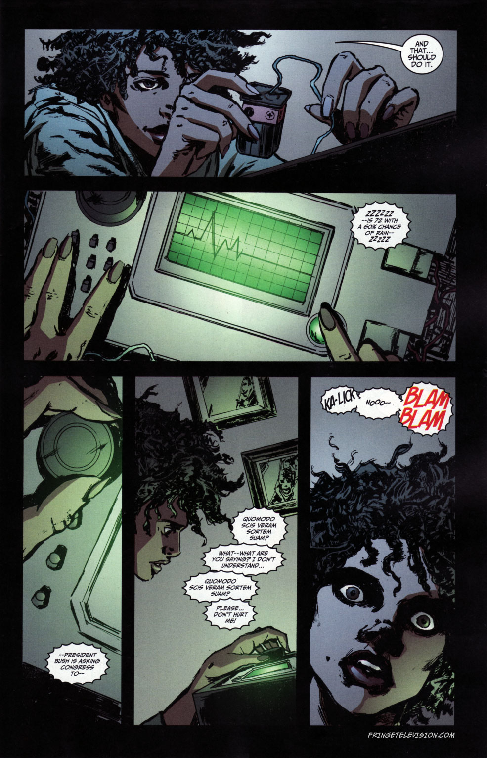 Tales From The Fringe Comic #3 ~ Fringe Television - Fan Site for the ...