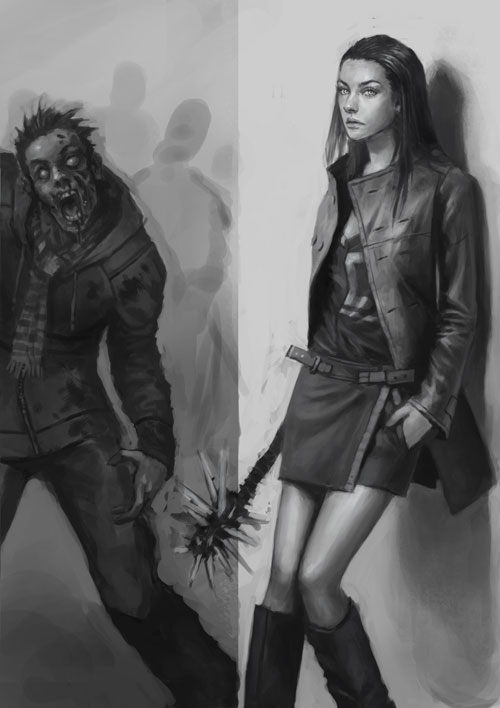 Zombie Digital Painting